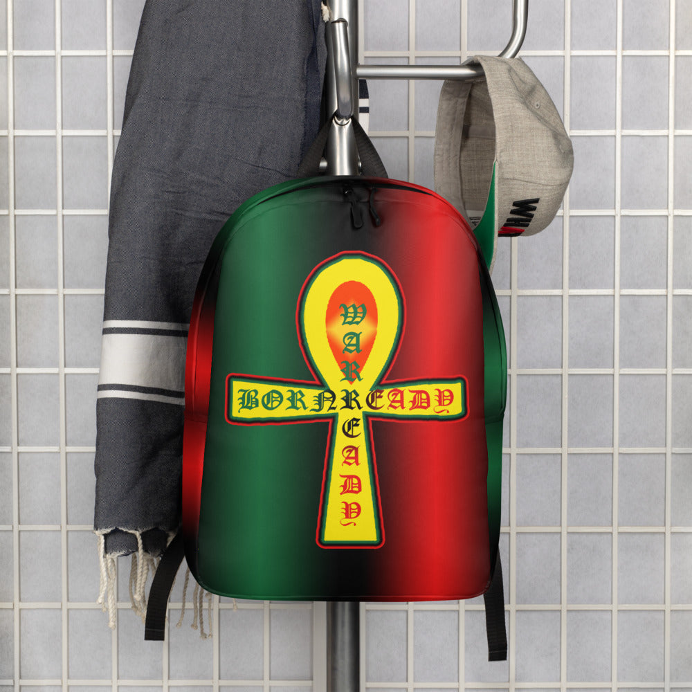 Bornready warready Ankh Backpack Color Pan African flag – HouseofDraco